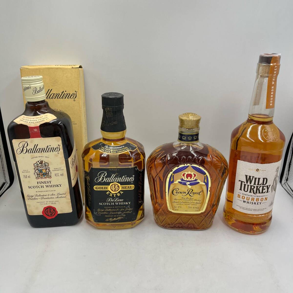 Yahoo!オークション - C883 未開栓 ウイスキー 4点 まとめ商品・酒 バ...