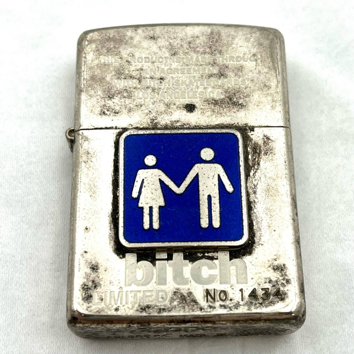 Yahoo!オークション - P1143 訳アリ ジッポ ZIPPO ライター bitch LIMI...