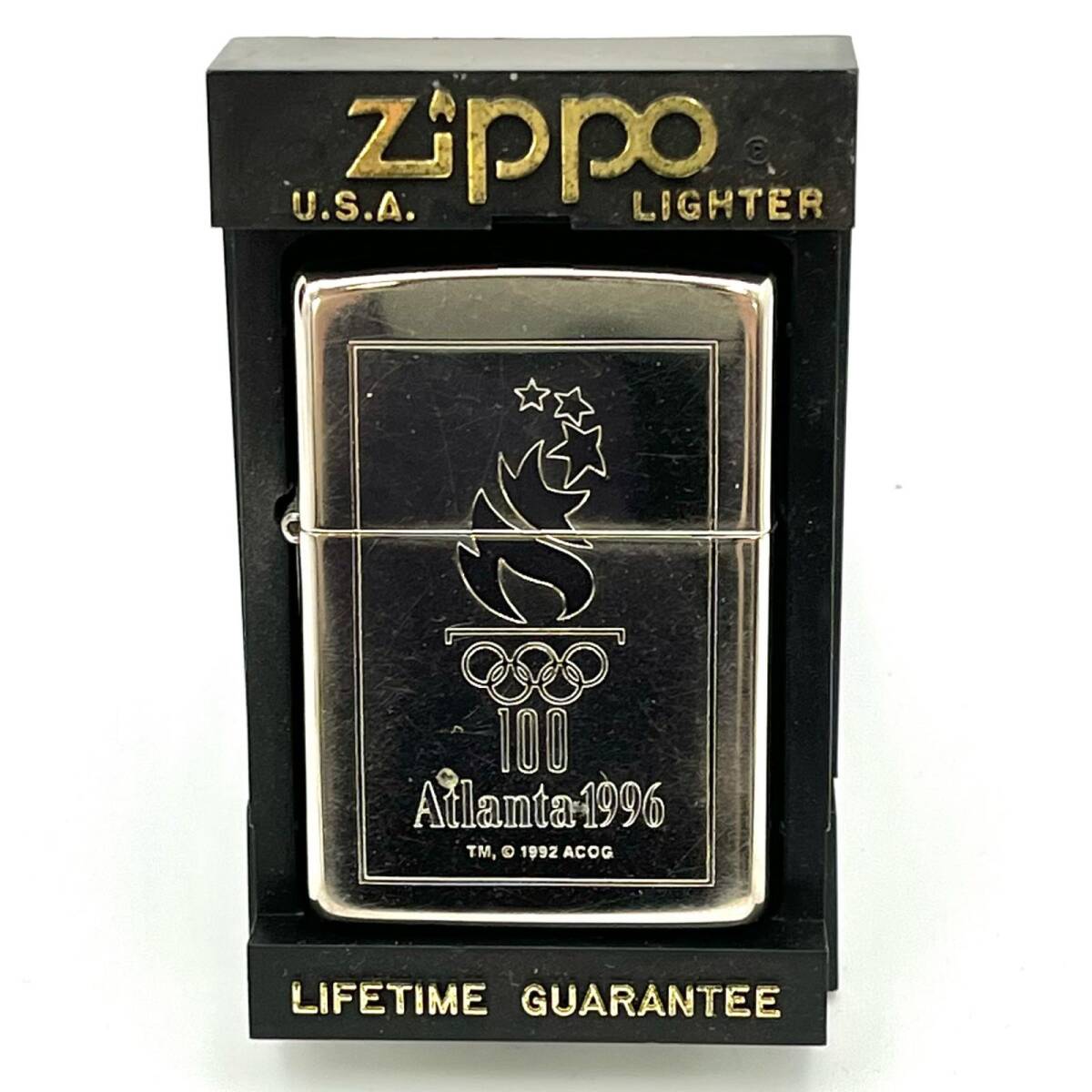Yahoo!オークション - P1154 訳アリ ジッポ ZIPPO ライター Atlanta199...