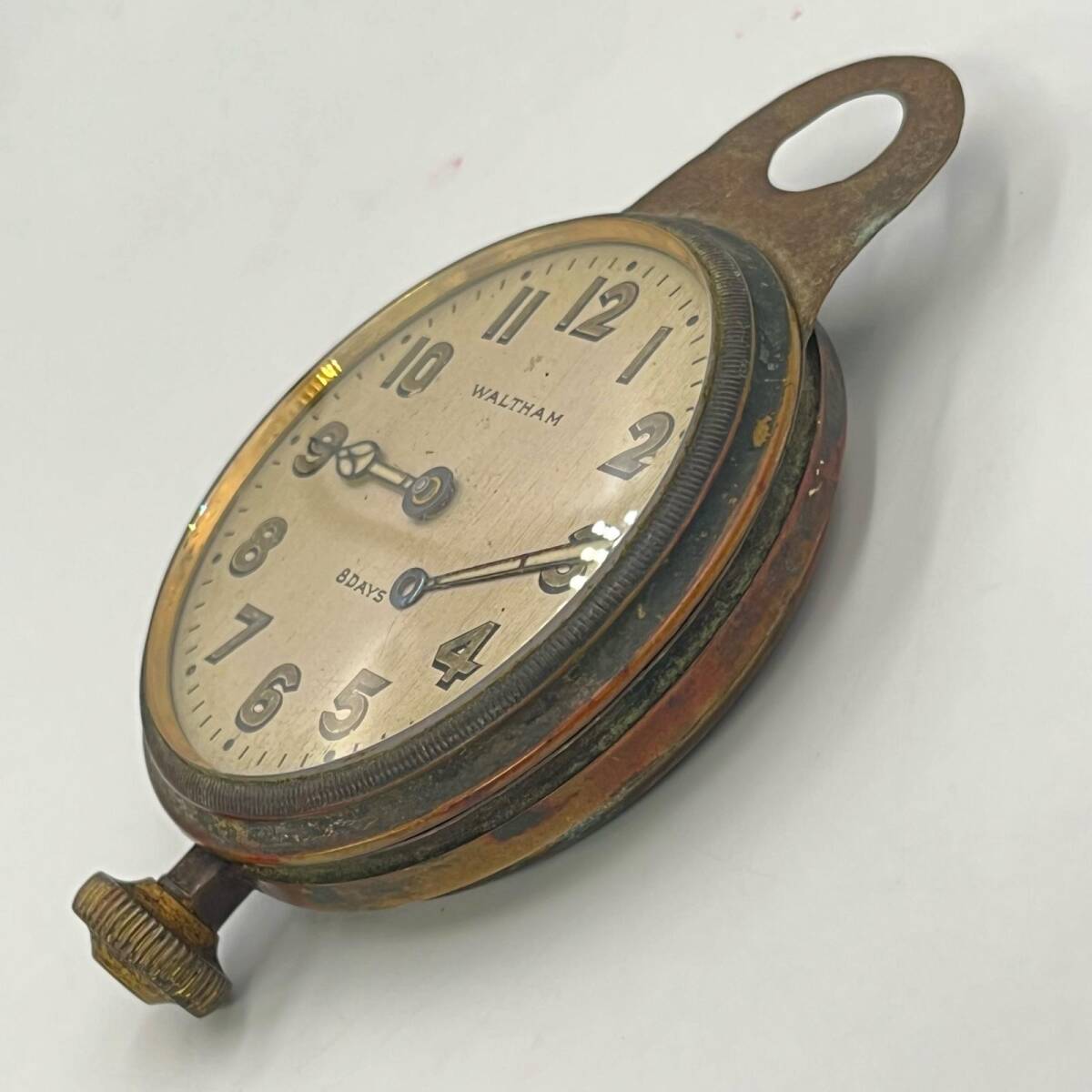 Yahoo!オークション - G2516 WALTHAMウォルサム WALTHAM 置時計