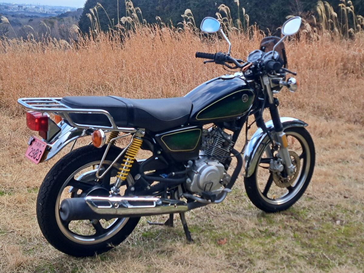 Yahoo!オークション - ヤマハ YB125SP SR仕様 サンバースト塗装 人気の...