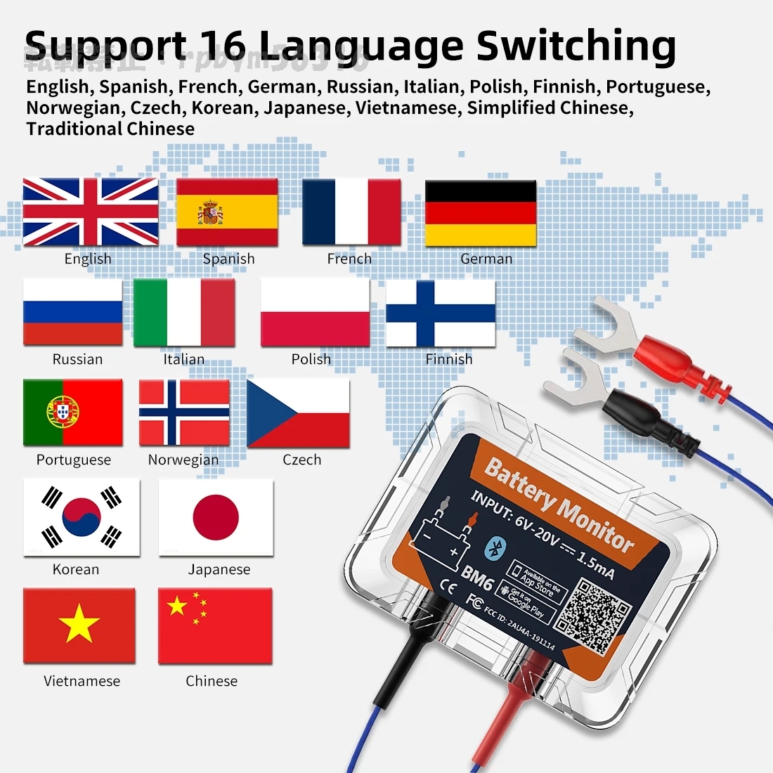 Yahoo!オークション - Bluetooth Quicklynks-BM6ワイヤレスバッテリー...