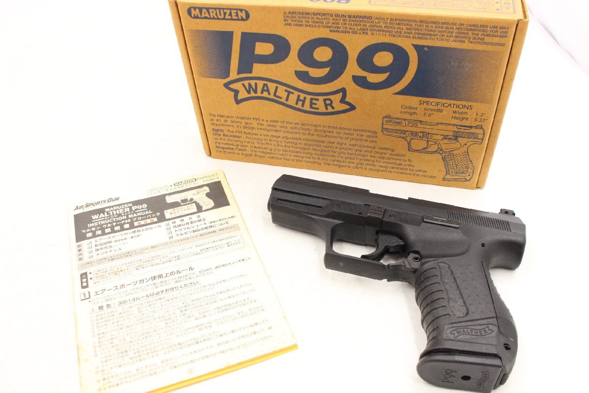 ト静 JASG マーク有 MARUZEN マルゼン WALTHER ワルサー P99 ブローバック ガスガン 現状販売 GD067GCG28(ガスガン)｜売買されたオークション情報、yahoo ...