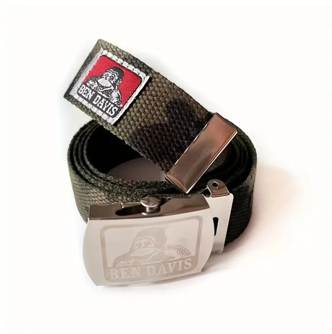 Yahoo!オークション - 新品 BEN DAVIS ベルト 迷彩柄 ベンデイビス ガ...