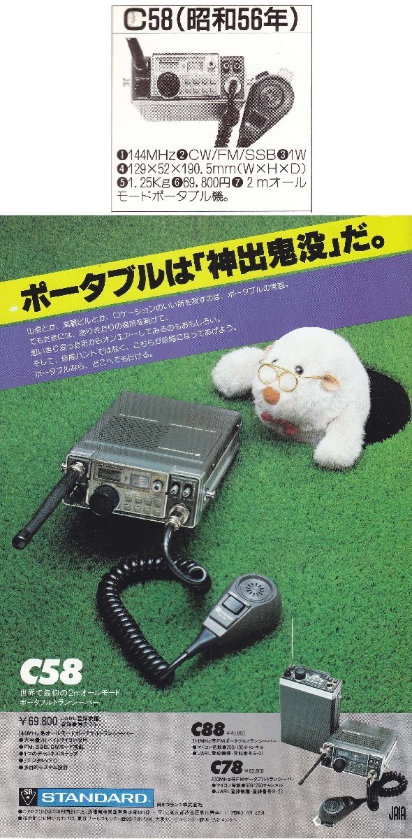 Yahoo!オークション - C58+CPB58【日本マランツ】144MHz(オールモード)...