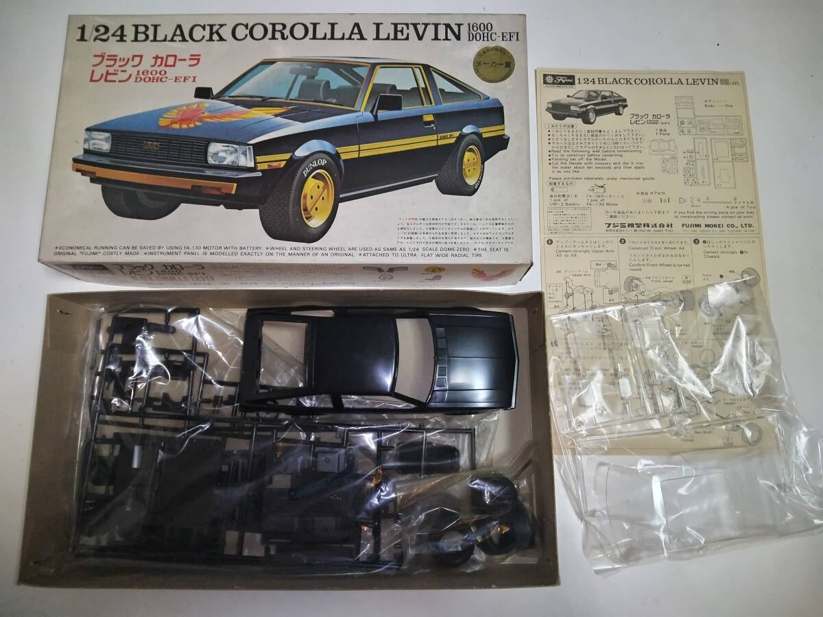 s80 ブラック カローラ レビン 1600 DOHC-EFI 1/24 未組立(トヨタ)｜売買されたオークション情報、yahooの商品情報をアーカイブ公開 - オークファン（aucfan.com）