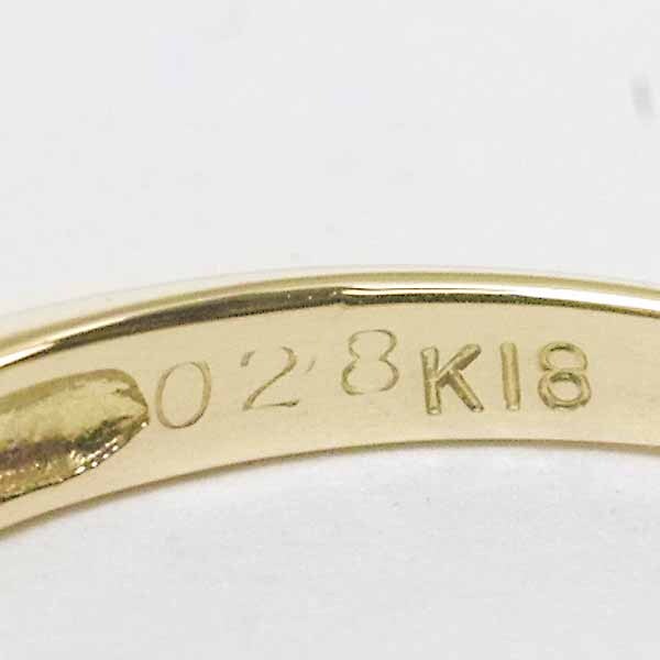 Yahoo!オークション - ダイヤモンド 0.28ct 18金イエローゴールド K18Y...