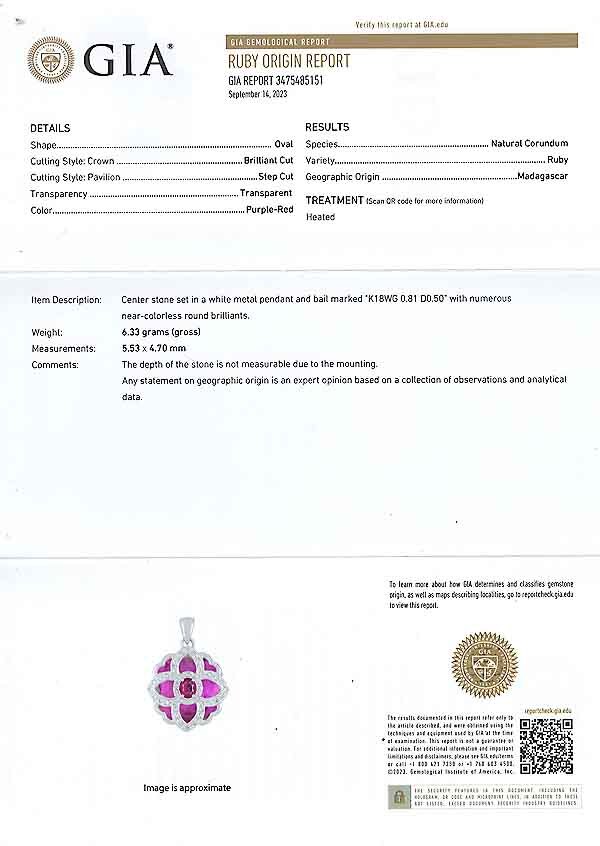 Yahoo!オークション - マダガスカル産ルビー 0.81ct ダイヤモンド 0.50...