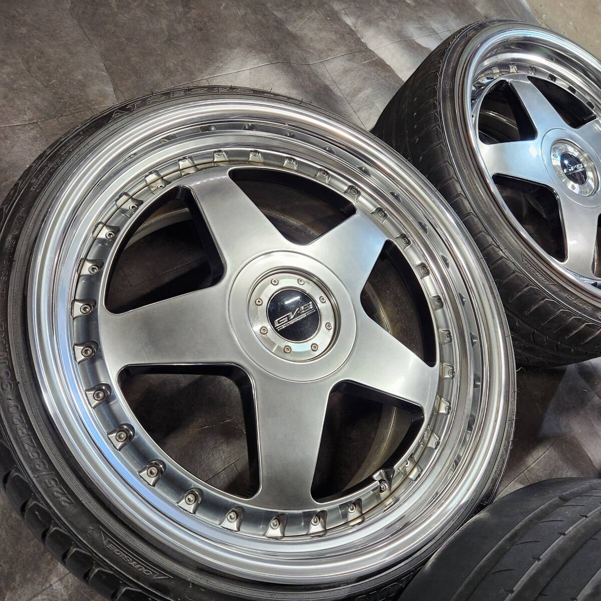 Yahoo!オークション - 【1円～】エイムゲイン GVS【20インチ】 深リム...