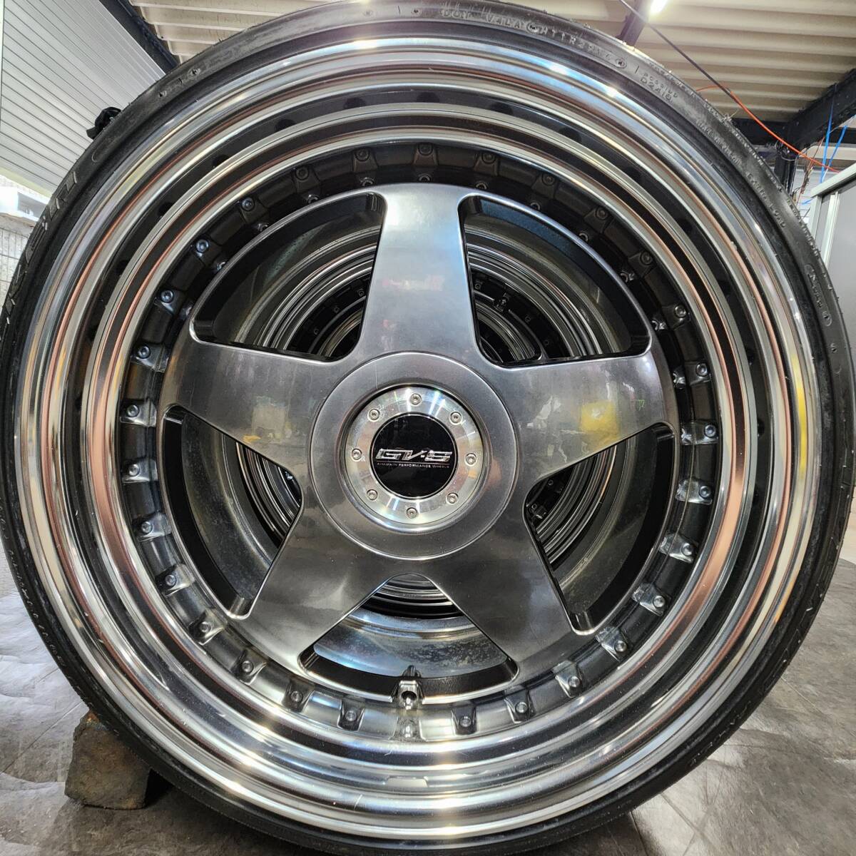 Yahoo!オークション - 【1円～】エイムゲイン GVS【20インチ】 深リム...