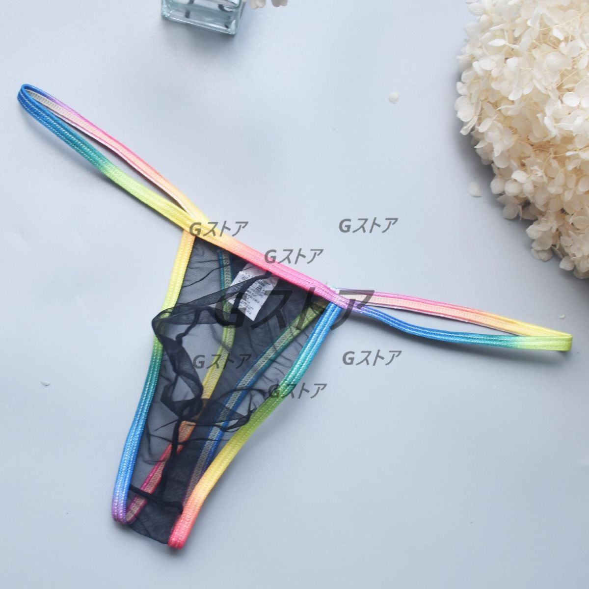 Yahoo!オークション - 161-457-9 メンズ カラフル レインボー メッシュ...