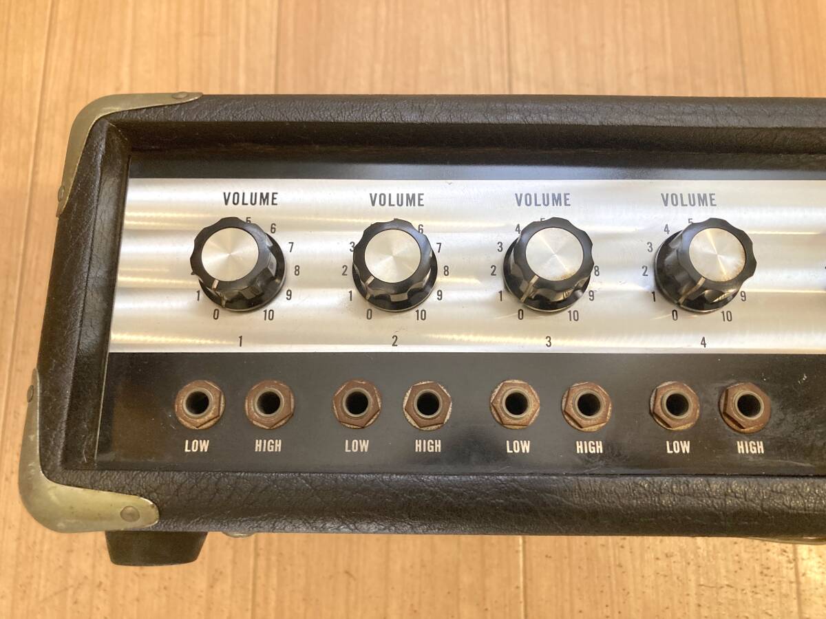 ビンテージ Shin-ei Companion Psychedelic Machineの兄弟機 VA-603 ギターアンプ ヘッド ファズ スプリングリバーブ 新映電気 uni vibe(その ...