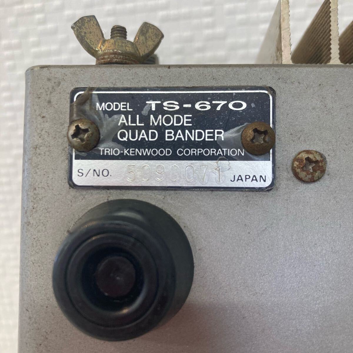 Yahoo!オークション - KENWOOD TS-670 7M/21M/28M/50MHz オールモード ...