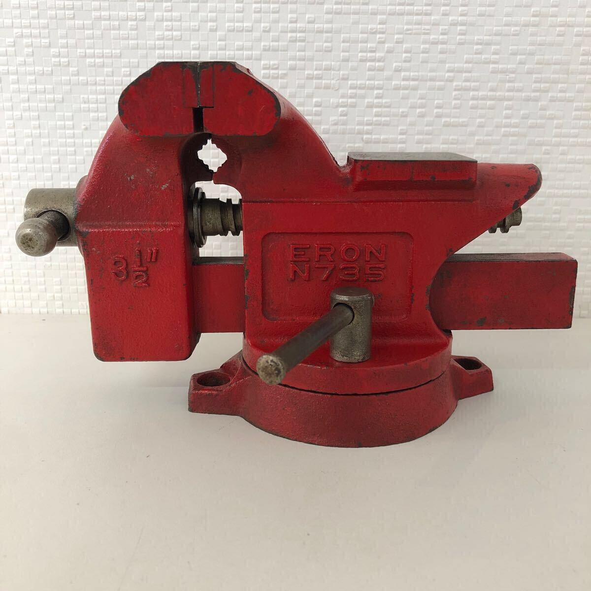 Yahoo!オークション - ERON N-735 エコノミーバイス 万力 卓上バイス ...