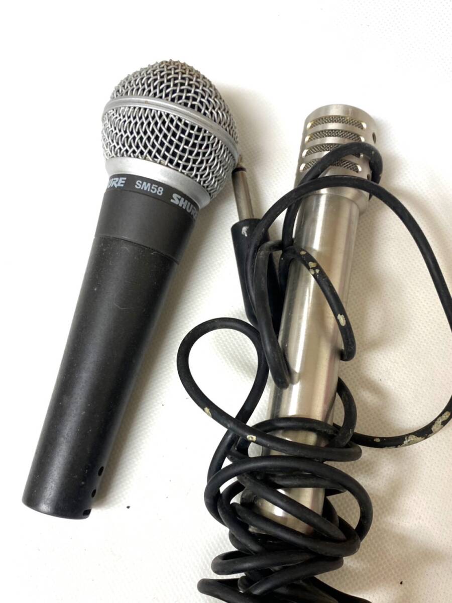 マイク セット audio-technica AT-VD3 オーディオテクニカ ダイナミックマイク SM58 シュアー SHURE 動作未確認 tn120203(ダイナミックマイク)｜売買され ...