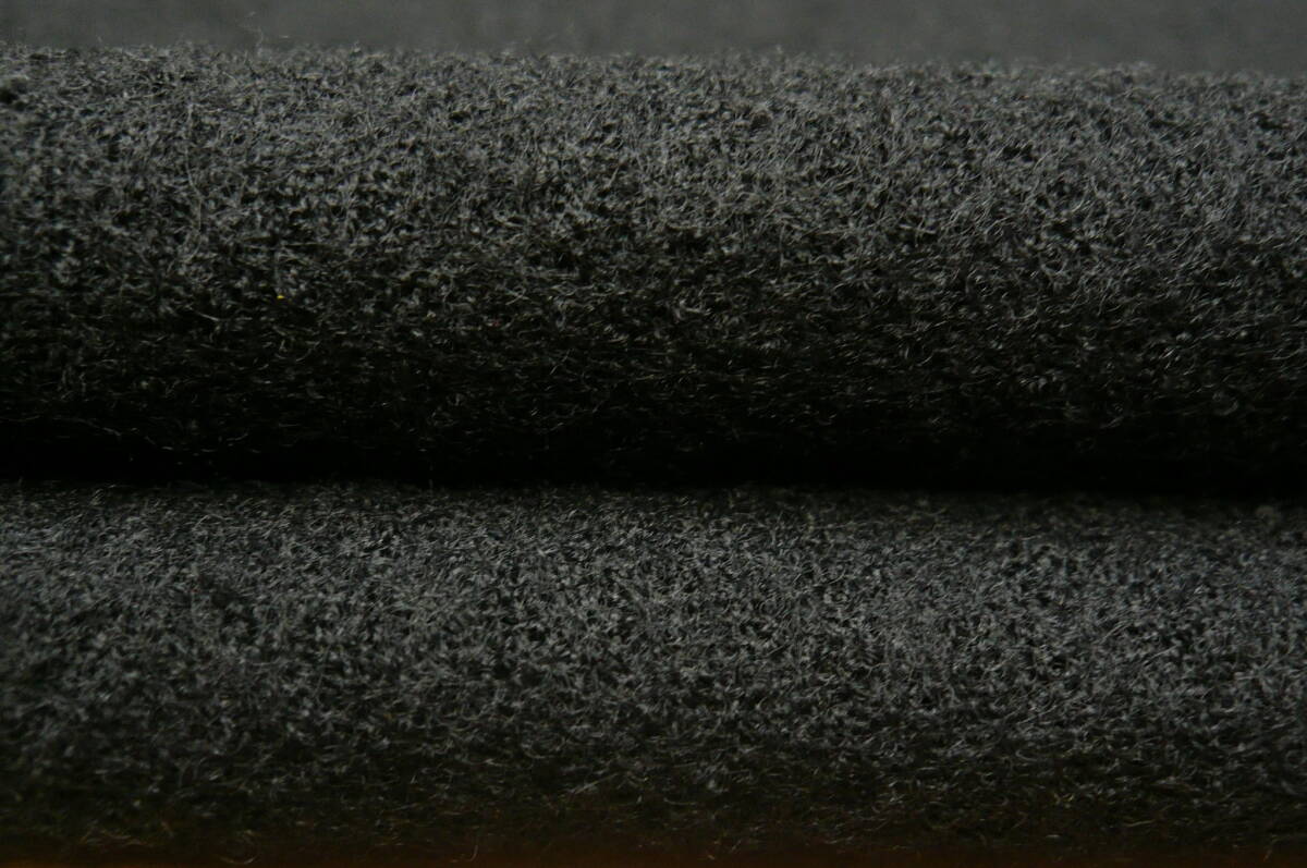 Yahoo!オークション - c367・ウール100%・黒2.3m・ガーゼ風・リファイ...