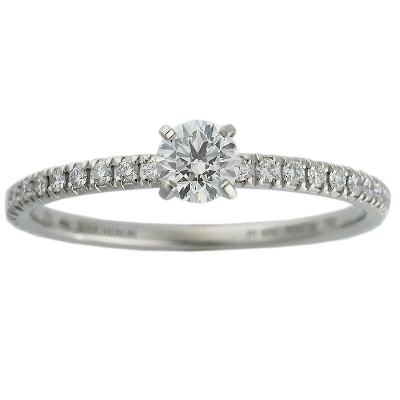 Yahoo!オークション - ブシュロン G-VVS2-EX ダイヤモンド/0.21ct ビー...