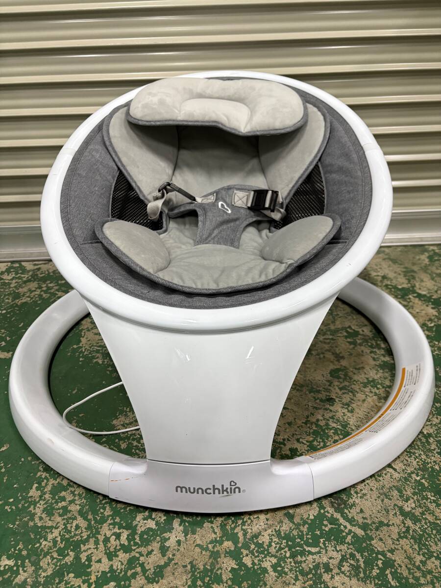 Yahoo!オークション - D0603 munchkin 電動ベビースウィング ベビーチ...