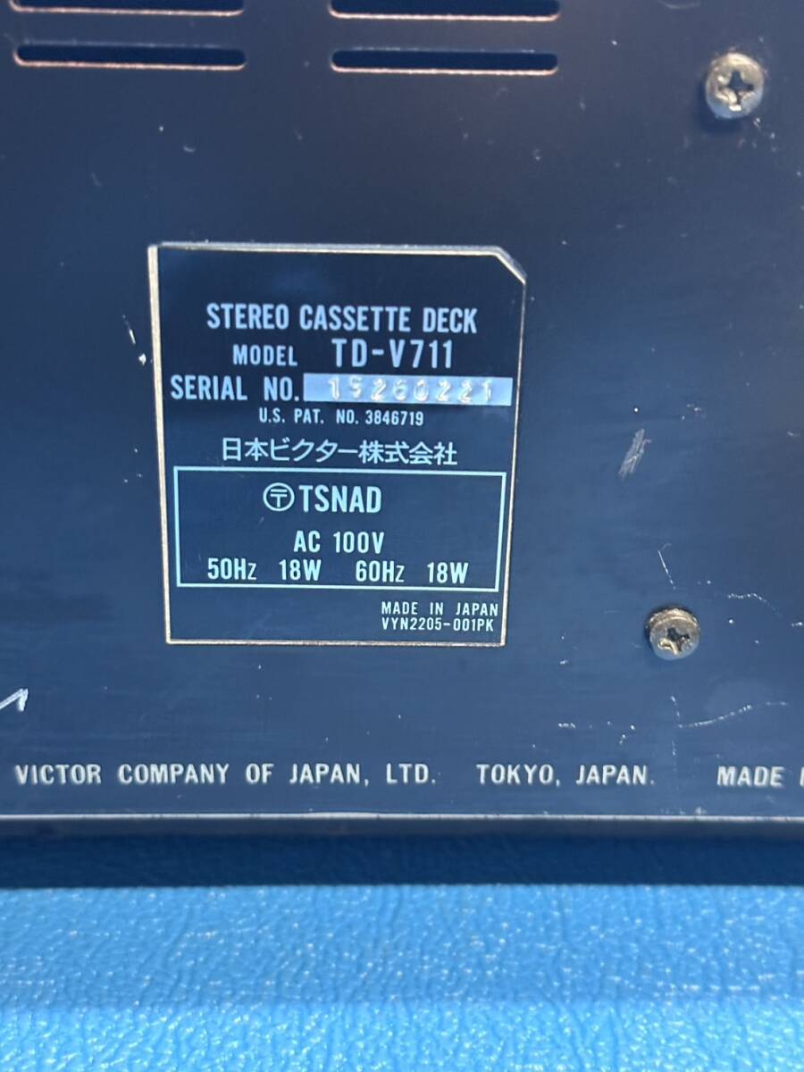 Yahoo!オークション - VICTOR TD-V711 ステレオカセットデッキ