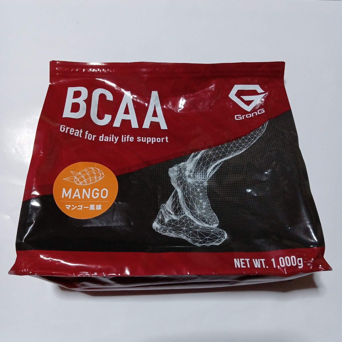 Yahoo!オークション - GronG グロング BCAAパウダー マンゴー風味 1kg ...