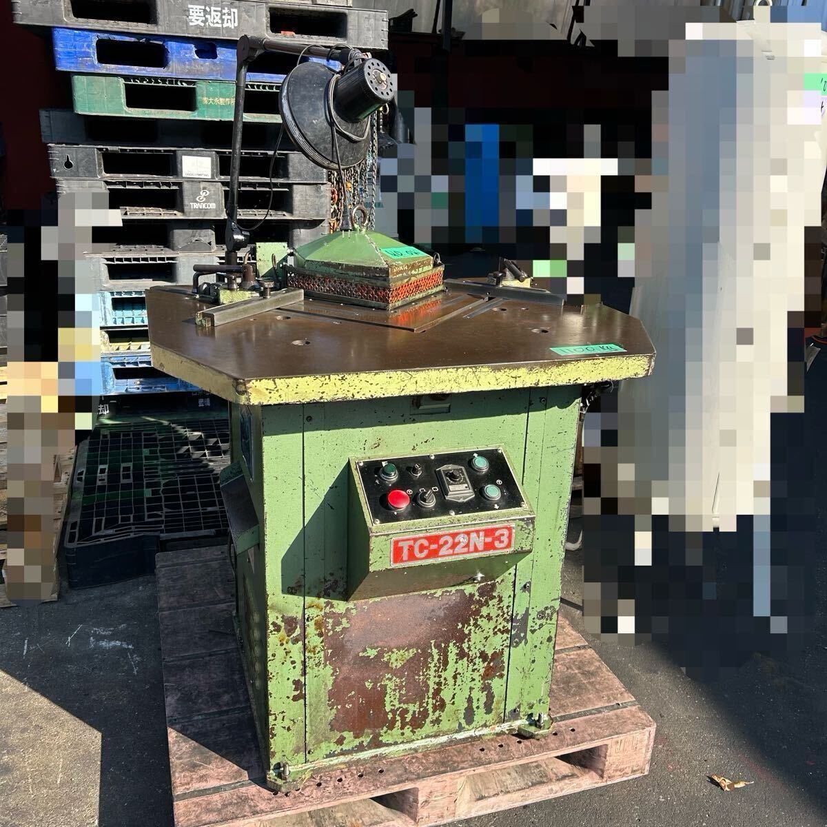 Yahoo!オークション - T9405竹田機械製作所 コーナーシャ TC-22N-3 10t...