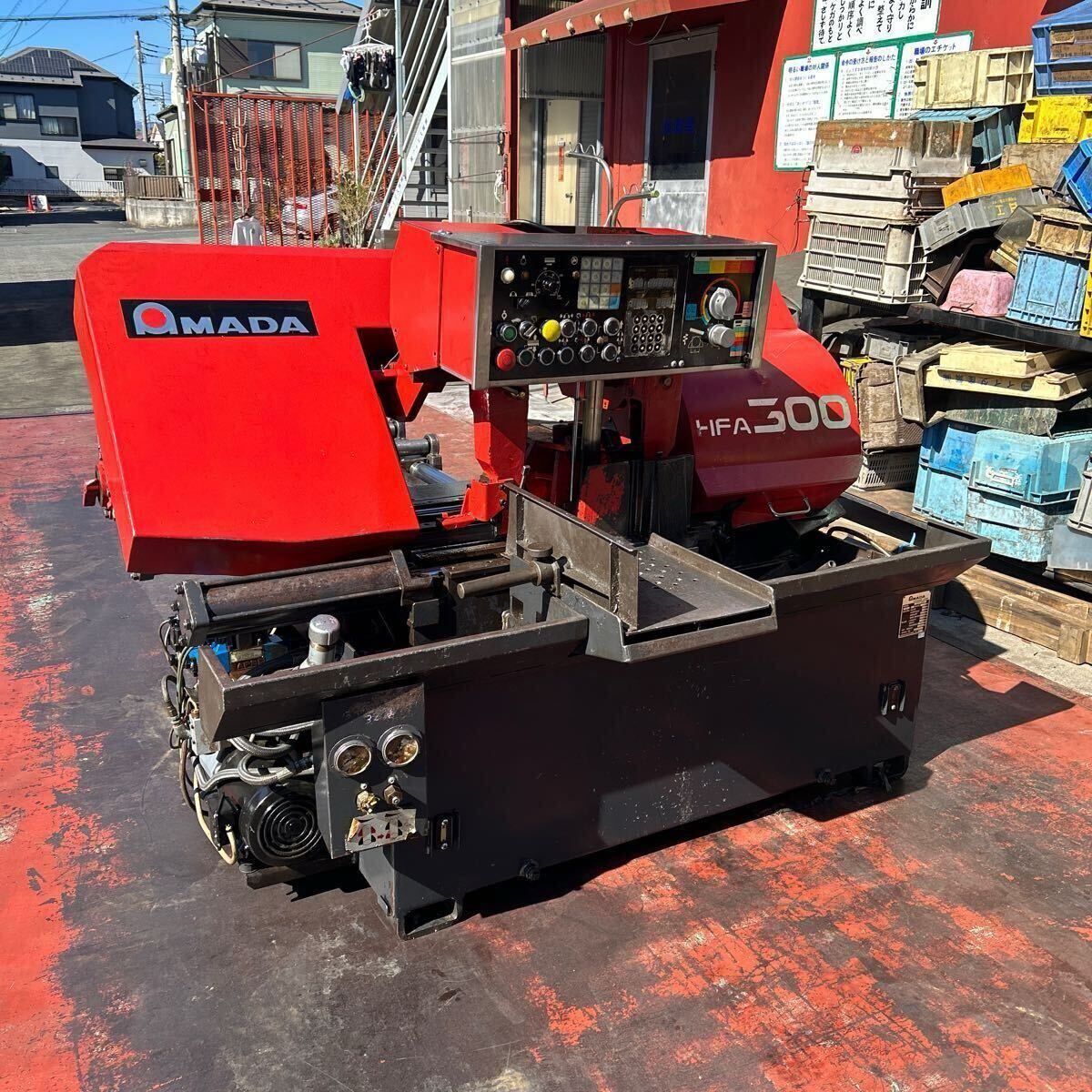 Yahoo!オークション - N6431 AMADA アマダ バンドソー 型式HFA300 不...