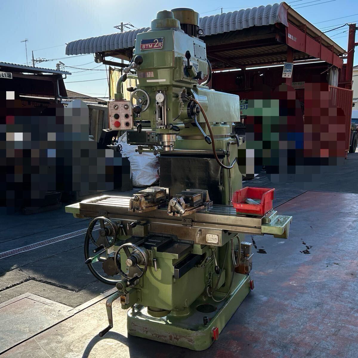 Yahoo!オークション - T9829 大隈豊和 フライス盤 STM-2R 1990年製 ス...