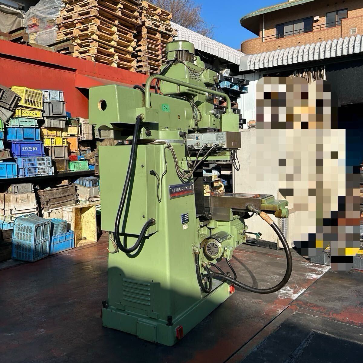 Yahoo!オークション - T9829 大隈豊和 フライス盤 STM-2R 1990年製 ス...