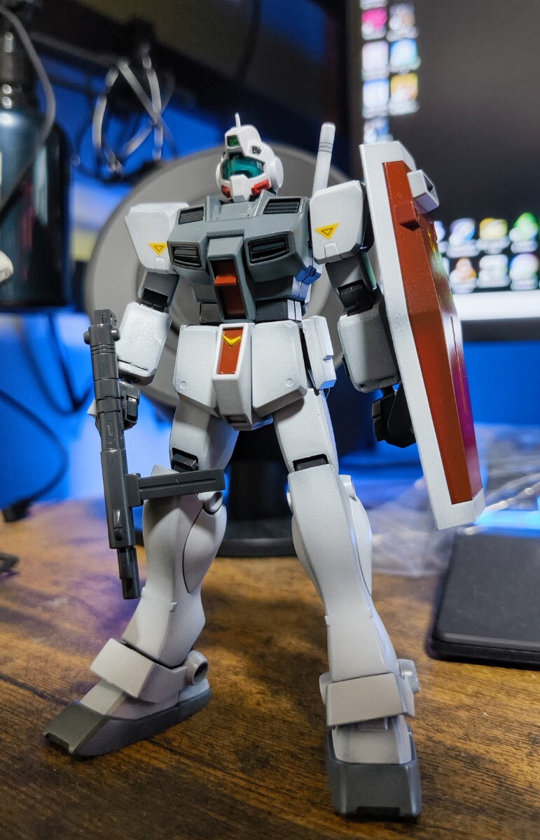 Yahoo!オークション - 塗装済み完成品 HGUC 1/144 RGM-79D ジム寒冷地...