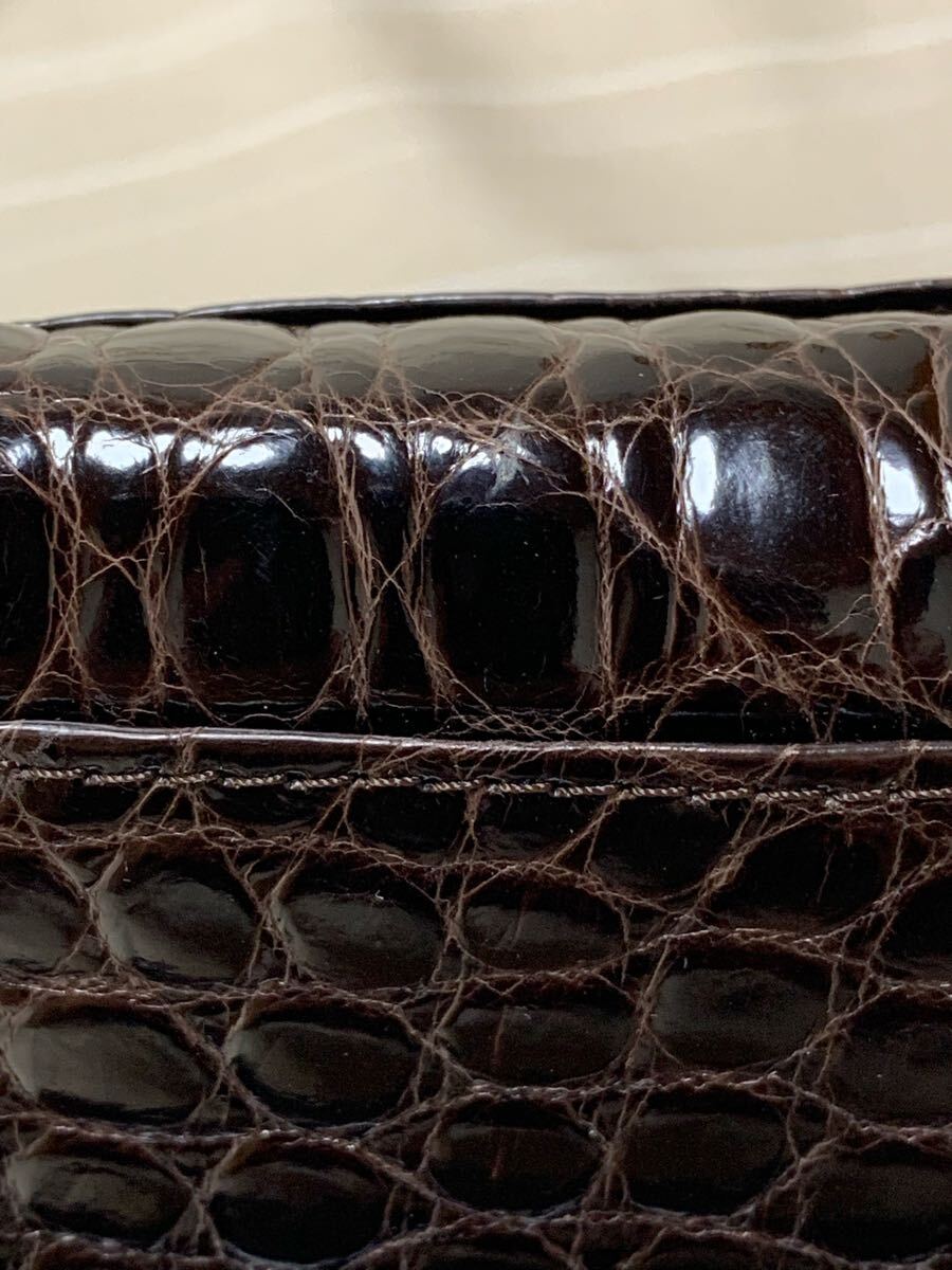 Yahoo!オークション - クロコダイル 二つ折り財布