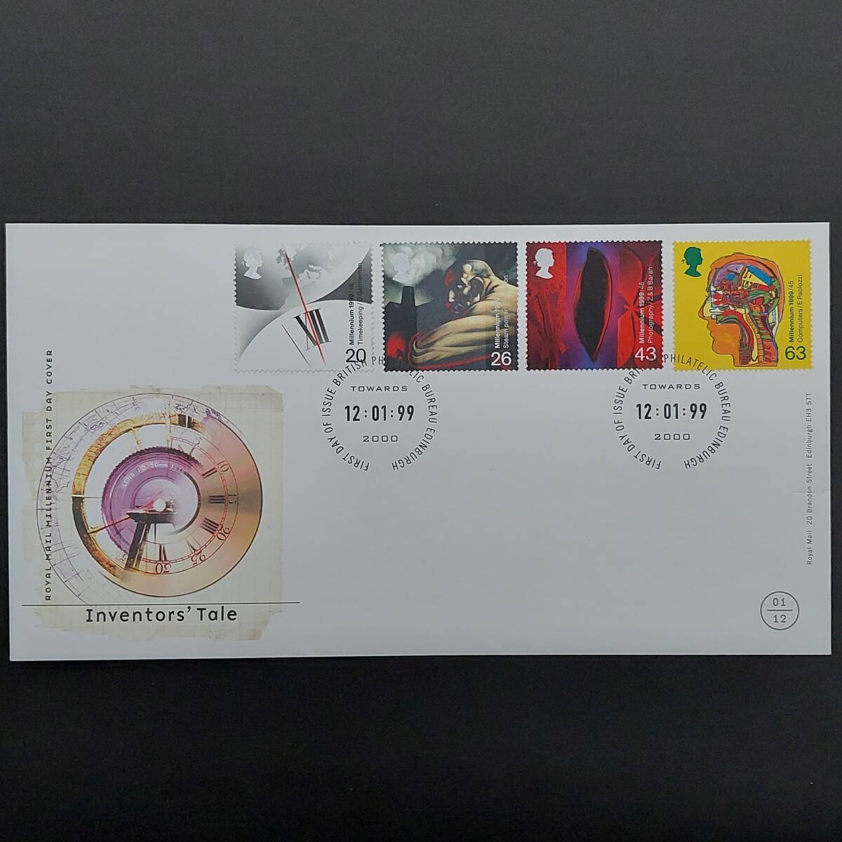 Yahoo!オークション - K514 イギリス切手「『イギリス【千年紀シリーズ...