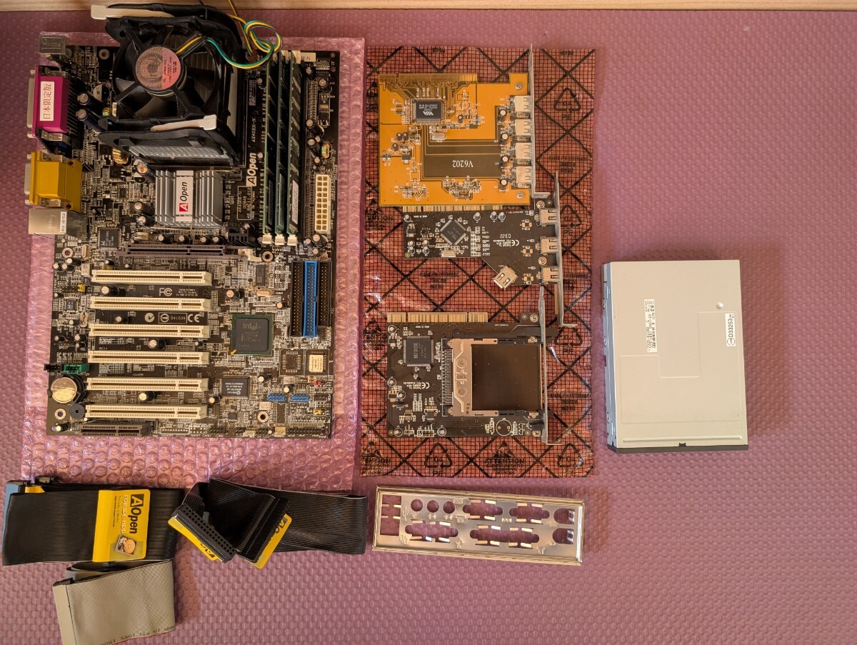 Yahoo!オークション - Celeron 2.7GHz RAM1GB AOPEN マザーボード ジャ...