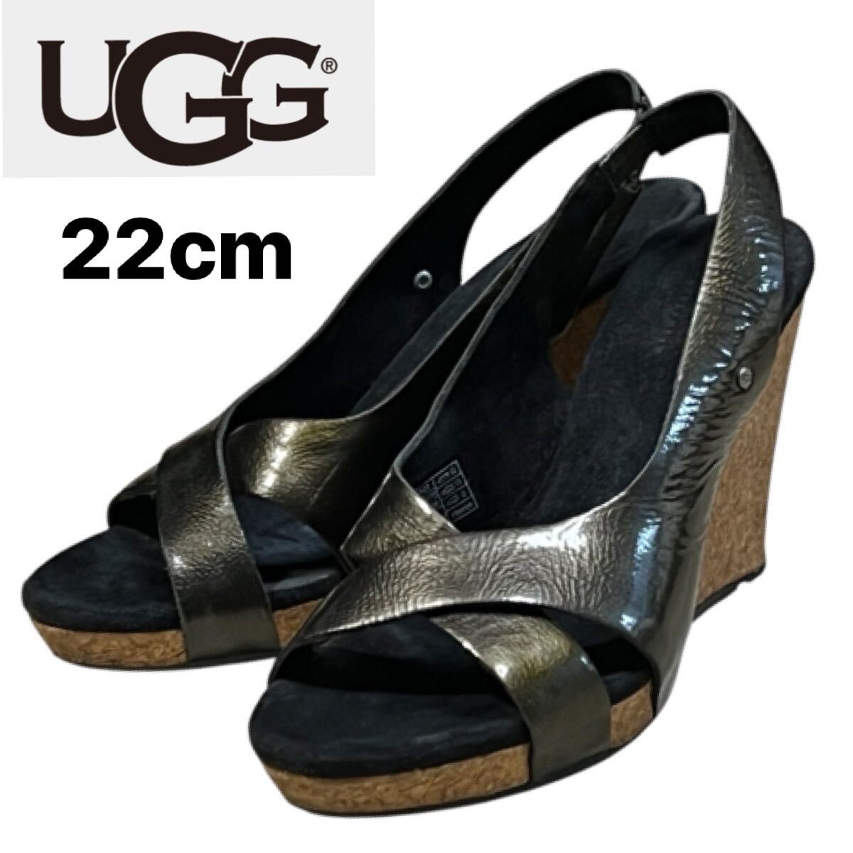 Yahoo!オークション - UGG アグオーストラリア ウェッジソール サンダ...