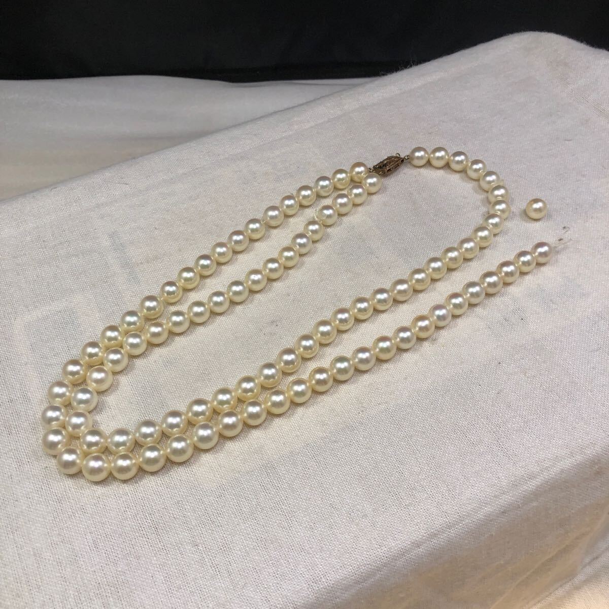 パールネックレス K14 14金 刻印あり 破損品 パール ネックレス 8mm珠以上 真珠ネックレス 総重量73.6g ジュエリー アクセサリー(真珠)｜売買されたオークション情報、yahoo ...