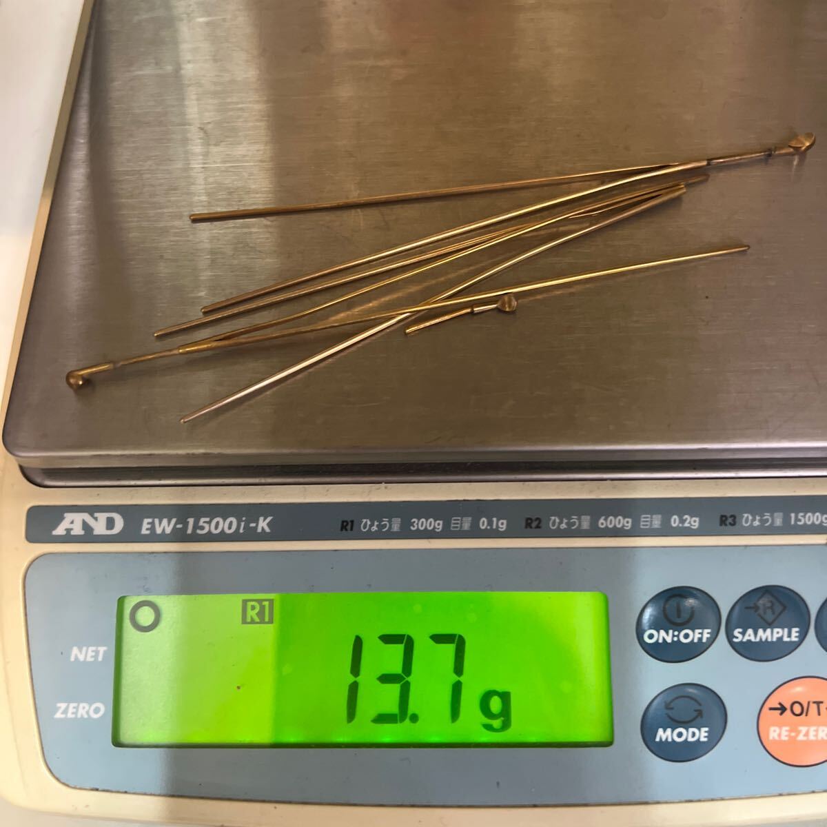 Yahoo!オークション - 金 イエローゴールド かんざし K20 K18 刻印あり...