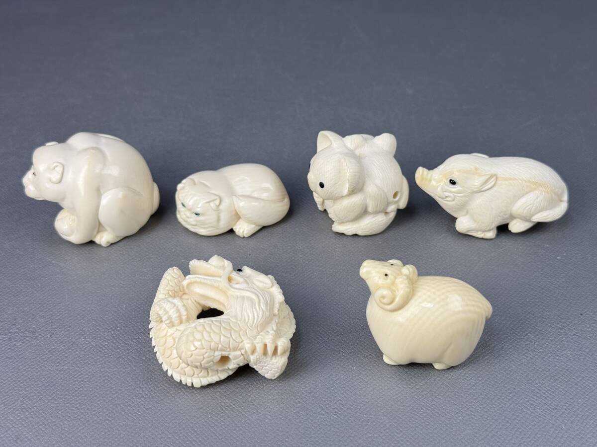 Yahoo!オークション - 【偲】名工 清水信生 東洋彫刻 天然白材 根付 芯...