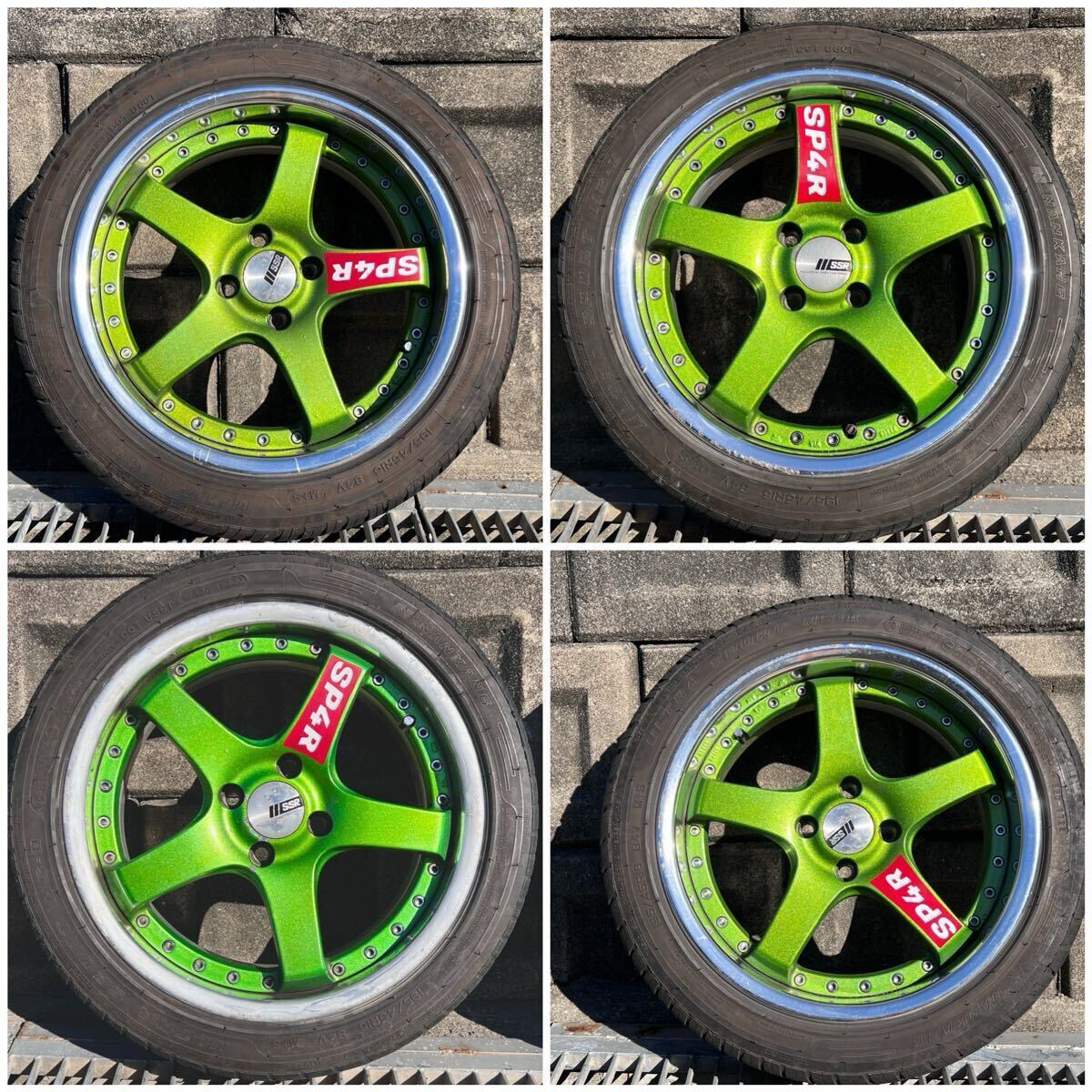 Yahoo!オークション - タナベ SSR SP4-R 4H PCD100 6.5J+39 / 6.5J+19 ...