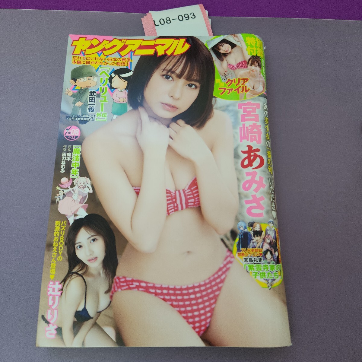 Yahoo!オークション - L08-093 ヤングアニマル 2022 08 宮崎あみさ 付...