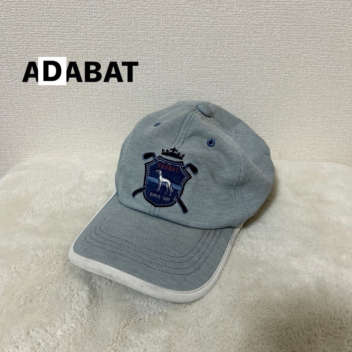 Yahoo!オークション - ADABAT アダバッド 帽子 水色 ユニセックス 調節...