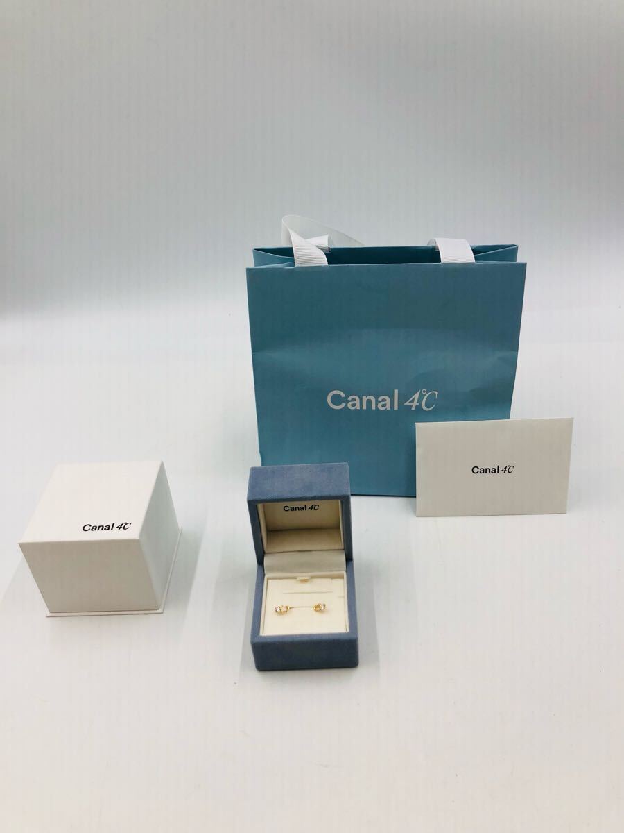 Canal 4℃ カナルヨンドシー K10 イエローゴールド ハート型ピアス 151136153002 総重量約0.4g 箱付き(ピアス)｜売買されたオークション情報、yahooの商品情報を ...