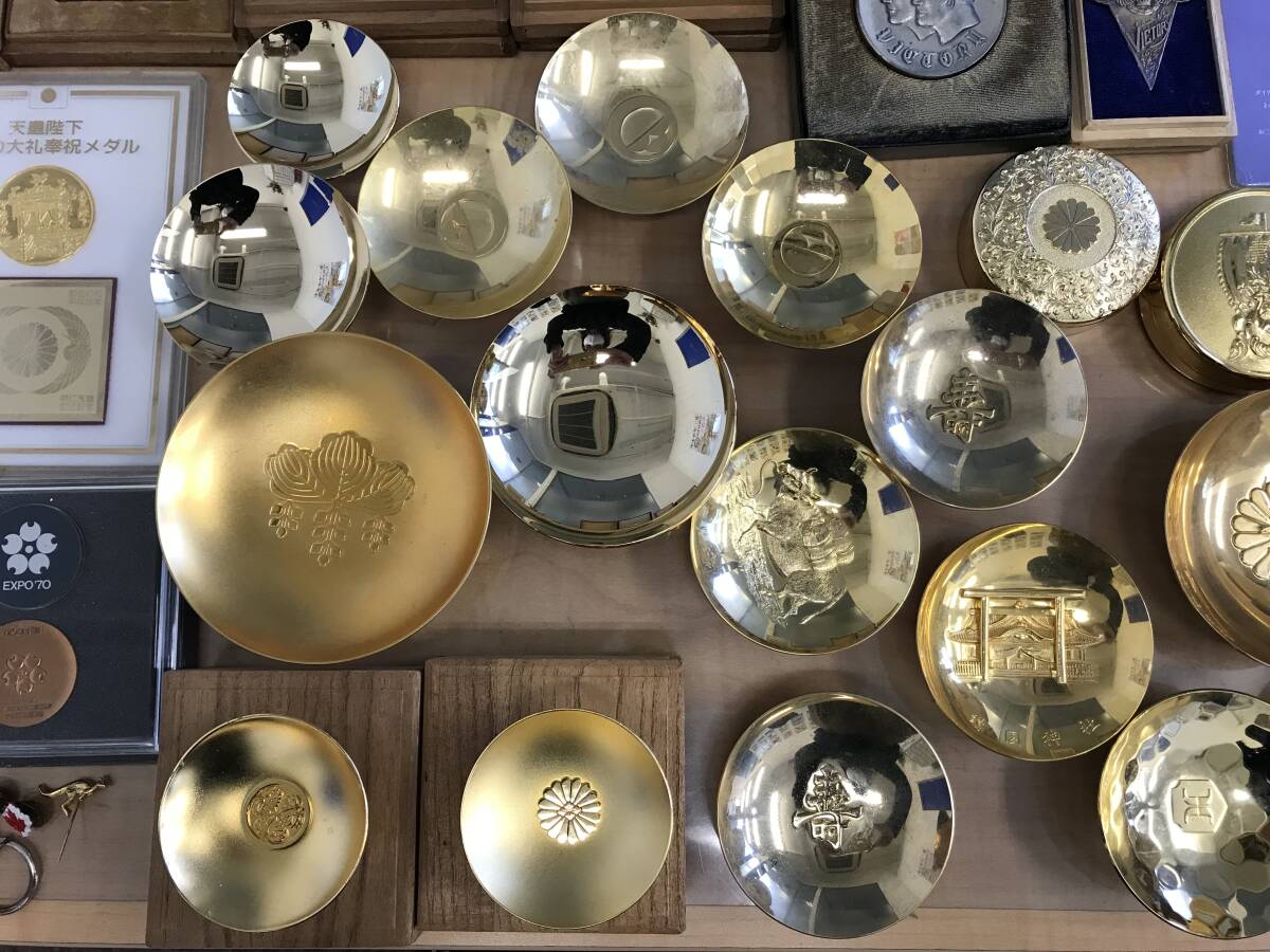 Yahoo!オークション - おまとめ 金杯 香炉 朱肉ケース K24GP 金メッキ ...