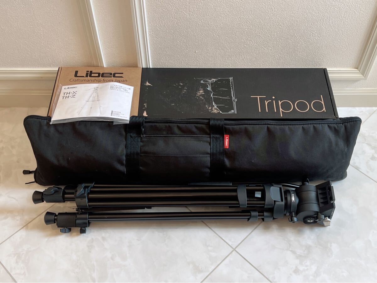Yahoo!オークション - 美品 Libec TH-X H デュアル ヘッド TH-X T 三脚...