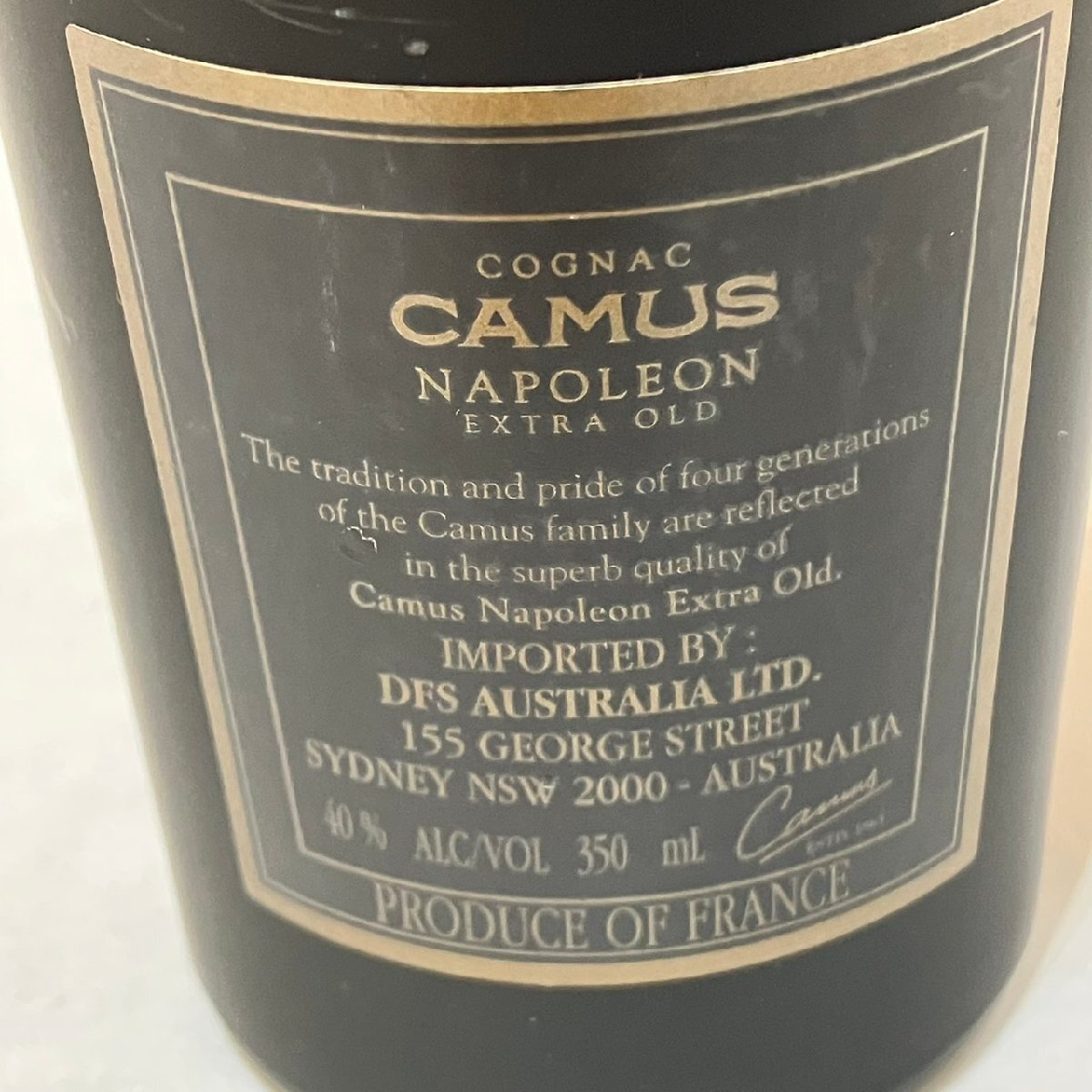 Yahoo!オークション - 【未開栓】CAMUS NAPOLEON EXTRA OLD カミュ ナ...