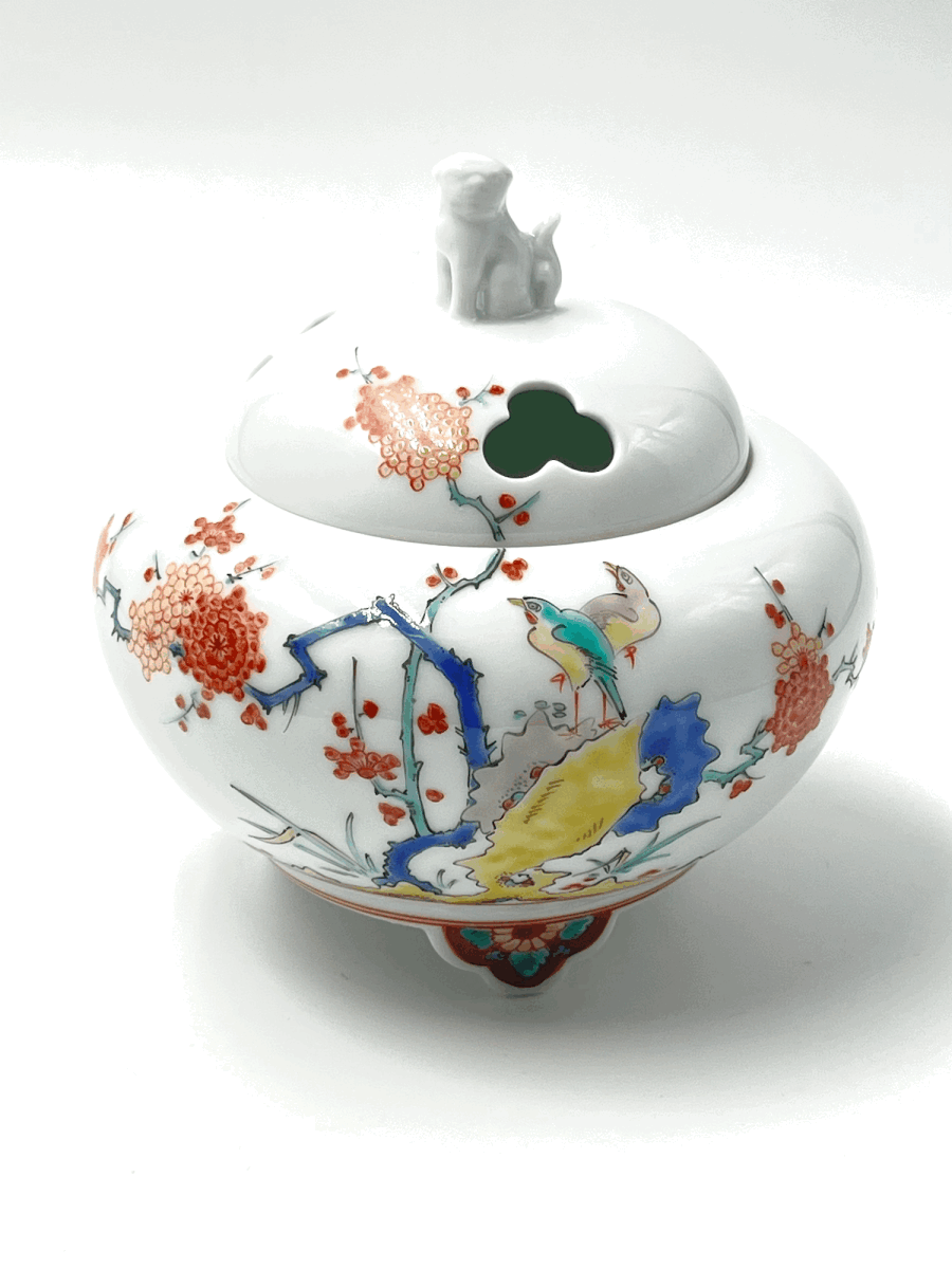 Yahoo!オークション - 十三代 柿右衛門/13代 柿右衛門/錦 梅鳥文/香炉/...