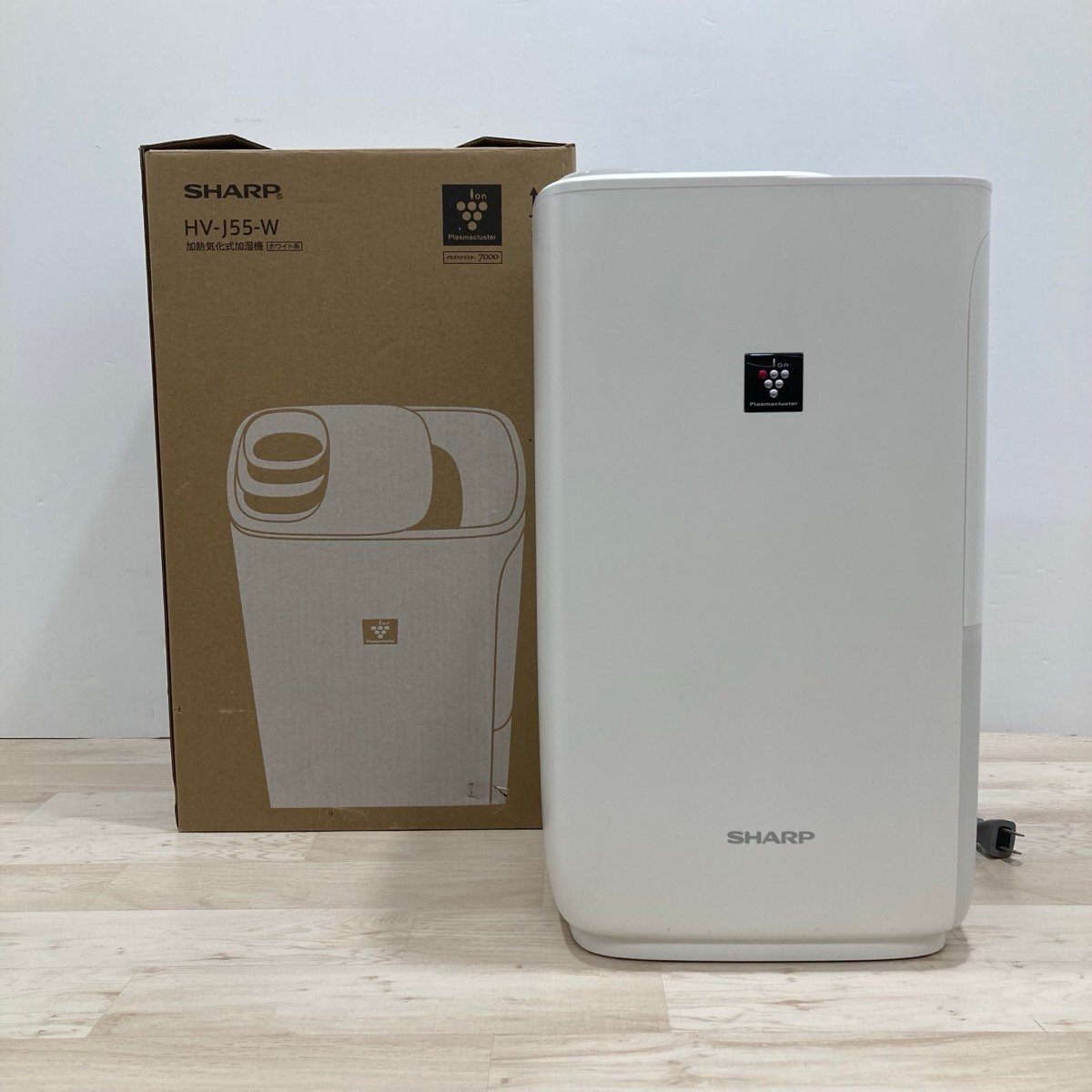 Yahoo!オークション - SHARP シャープ 加熱気化式加湿器 HV-J55[D3908]