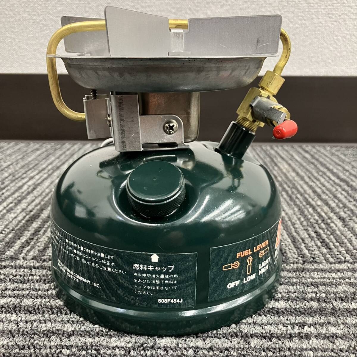 Yahoo!オークション - J222-U13-3641 Coleman コールマン 508A STOVE ...