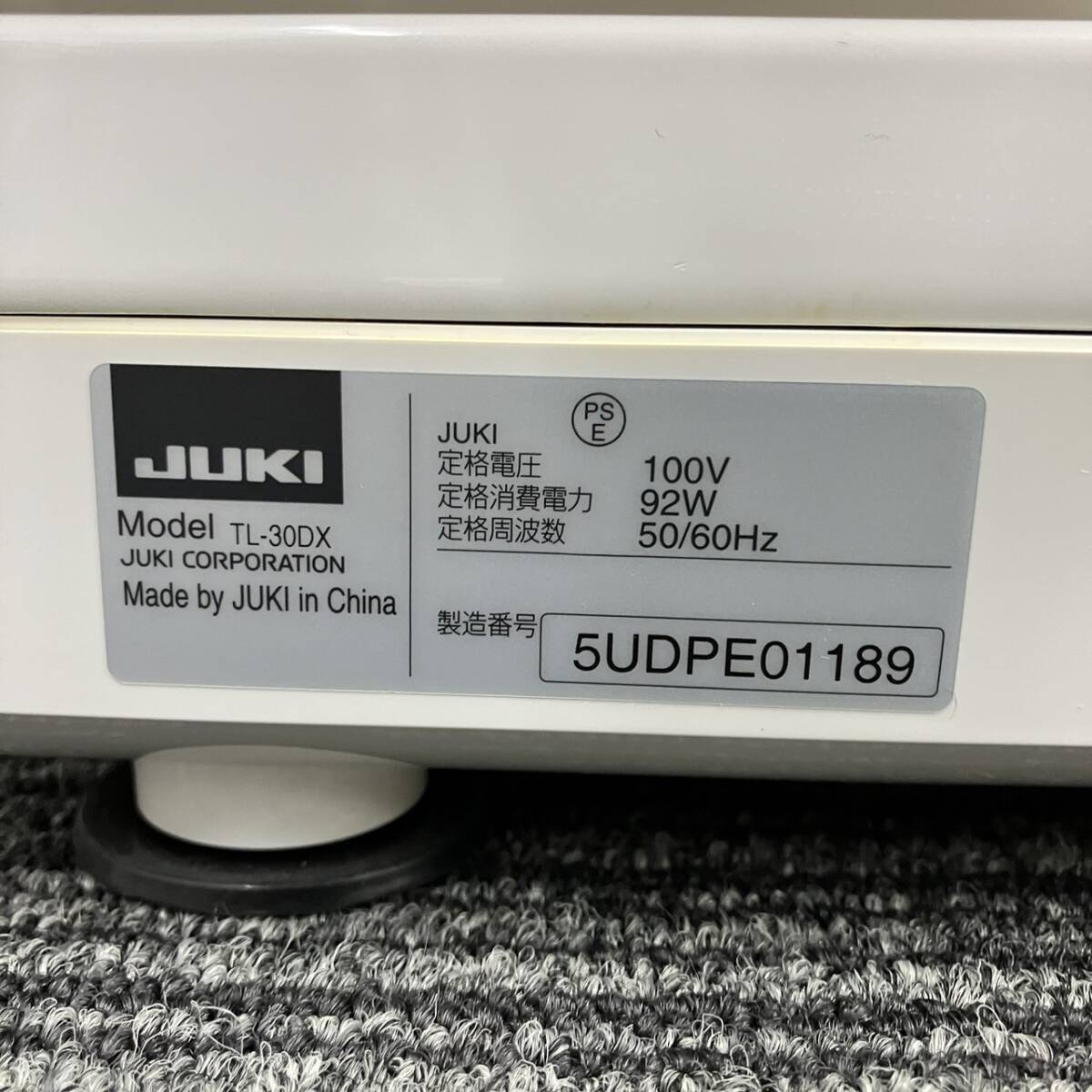 Yahoo!オークション - J231-W18-331 JUKI ジューキ 職業用ミシン SPUR ...