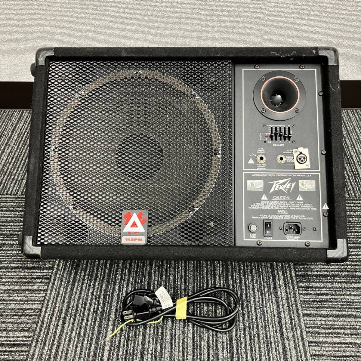 Yahoo!オークション - K251-U13-3680 Peavey 112PM パワードフロアモニ...
