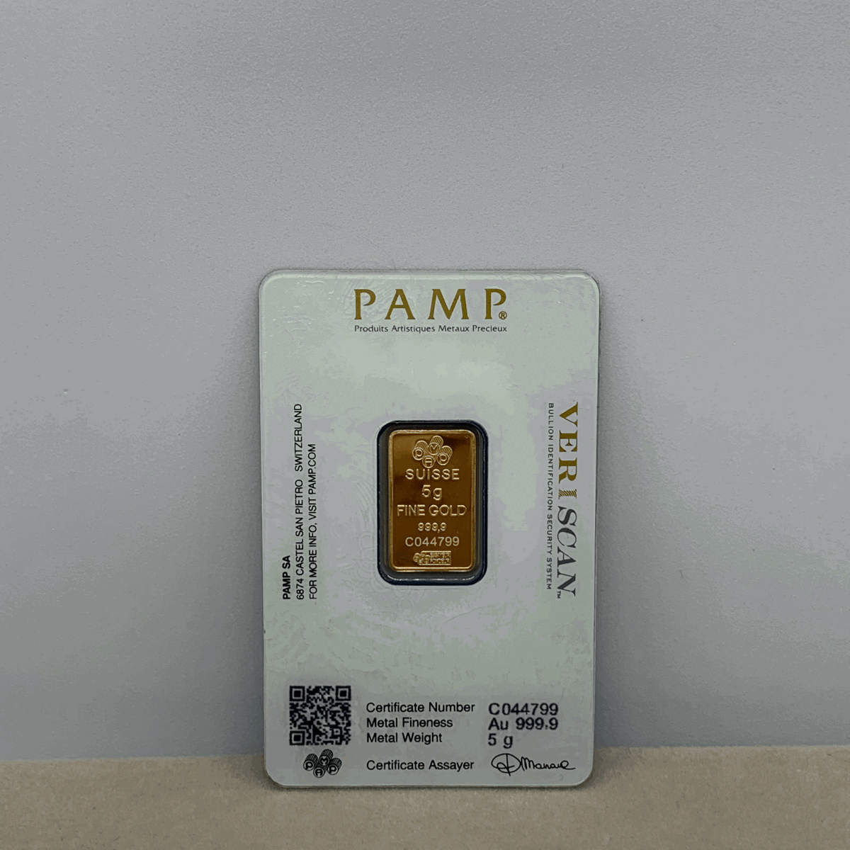 Yahoo!オークション - PAMP社 インゴット FINE GOLD 5g