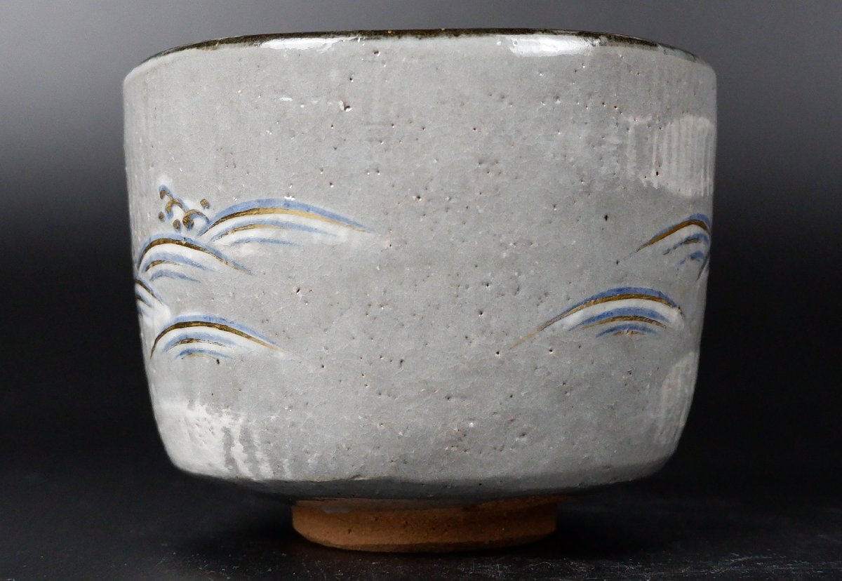 Yahoo!オークション - 【MKA】17代永楽而全 宝船ノ絵茶碗 善五郎 共箱 ...